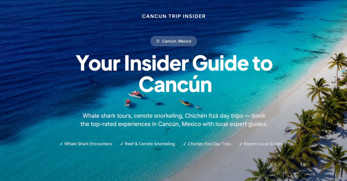 Tour con Tiburones Ballena en Cancún: La Guía Completa 2026 | Cancun ...